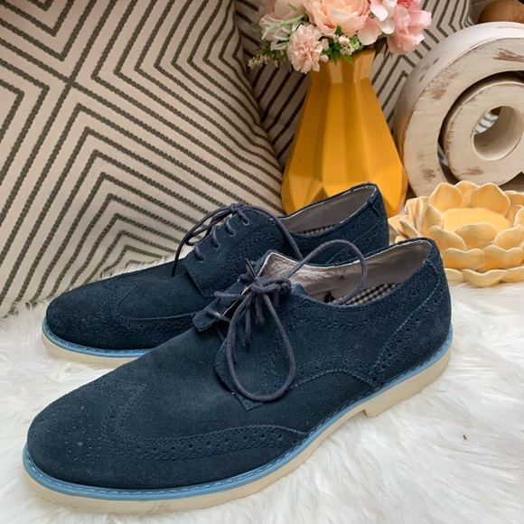 Shoes | Express Mens Suede Upper Leather Oxford Shoes | Poshmark
